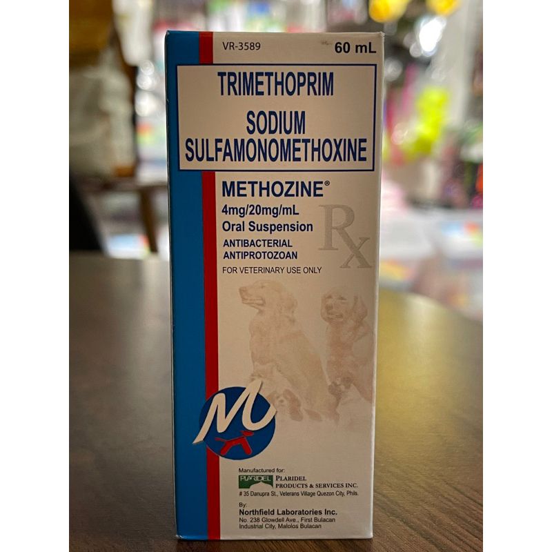 ORIGINAL! METHOZINE Trimethoprim sodium sulfamonomethoxine 60ml ...