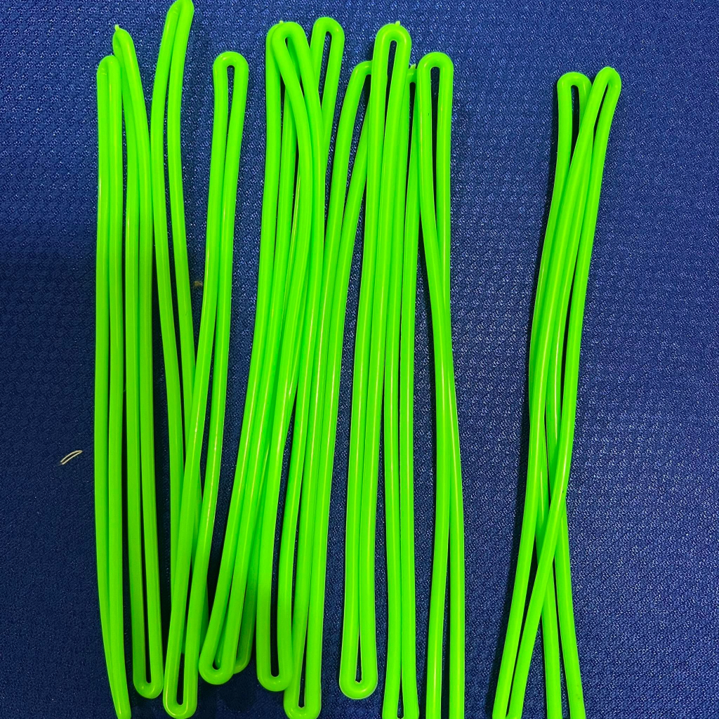 10pcs 20pcs 50pcs Rubber loop tag 6" pvc bag tag rope strap luggage tag ...