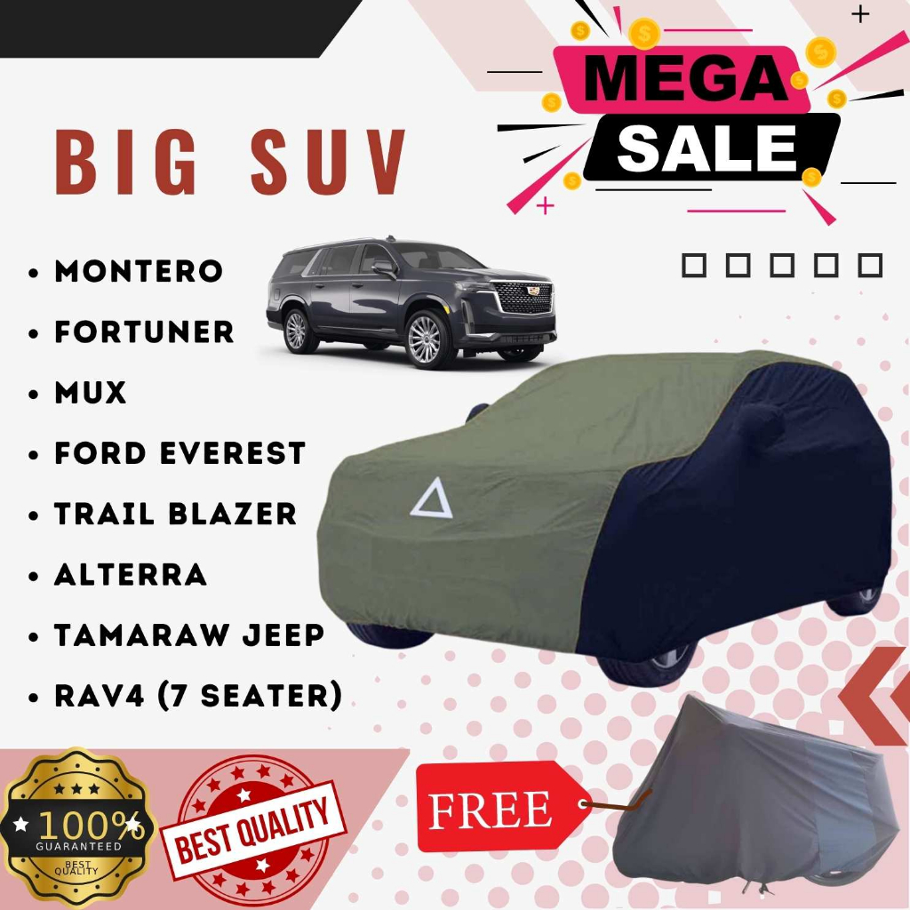 CAR COVER FORTUNER * MUX * EVEREST * BIG SUV * WATER REPELLANT WITH ...