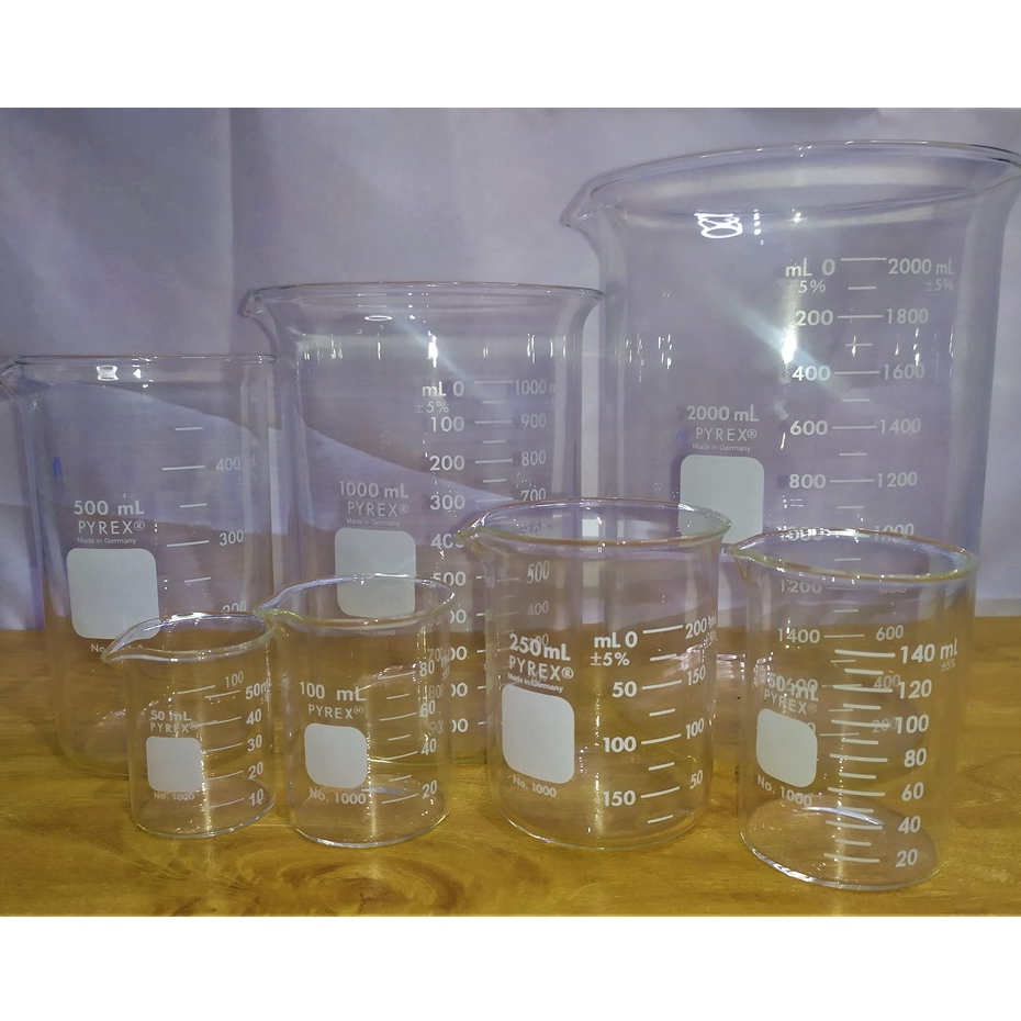 PYREX Beaker Glass, Small Sizes (10mL to 500mL) | Shopee Philippines