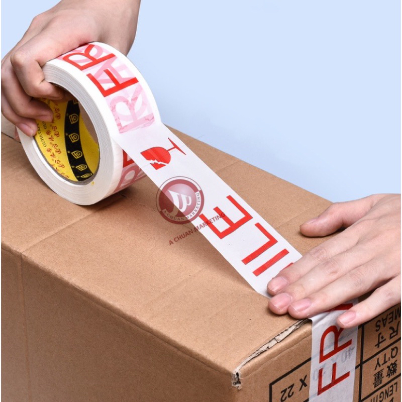Clear packing tape Fragile Tapes Warning Packing Shipping Label ...