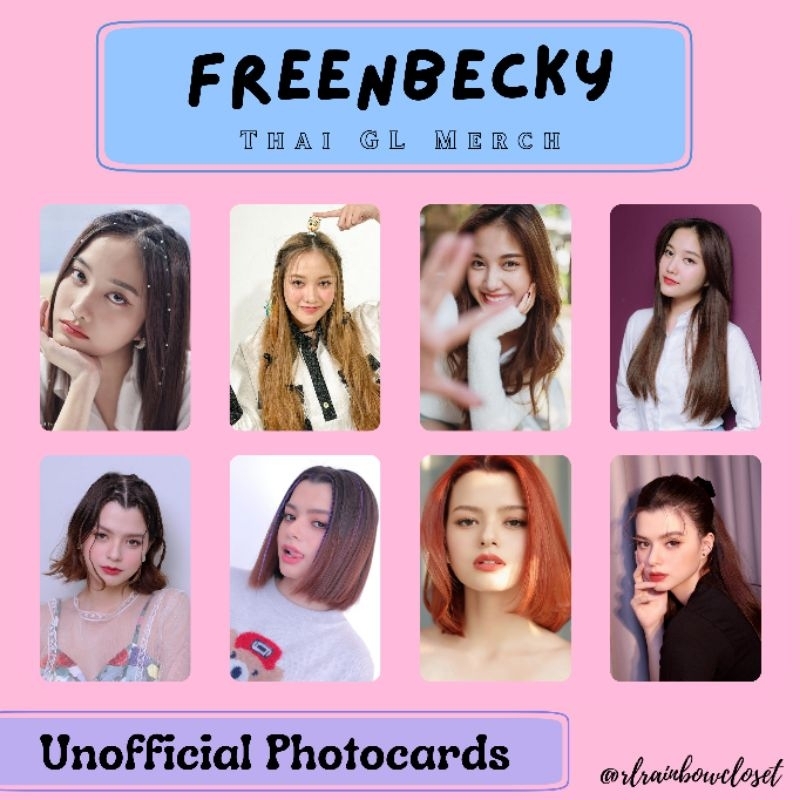 Thai GL Freen Sarocha Becky Armstrong Photocards FreenBecky FreenBeck GAP Yuri GAPyuri | Shopee ...