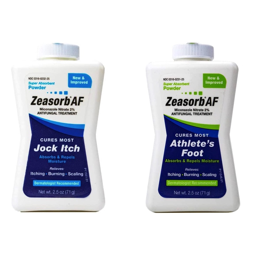 Zeasorb AF - Jock Itch OR Athlete's Foot Antifungal Fungi Treatment ...