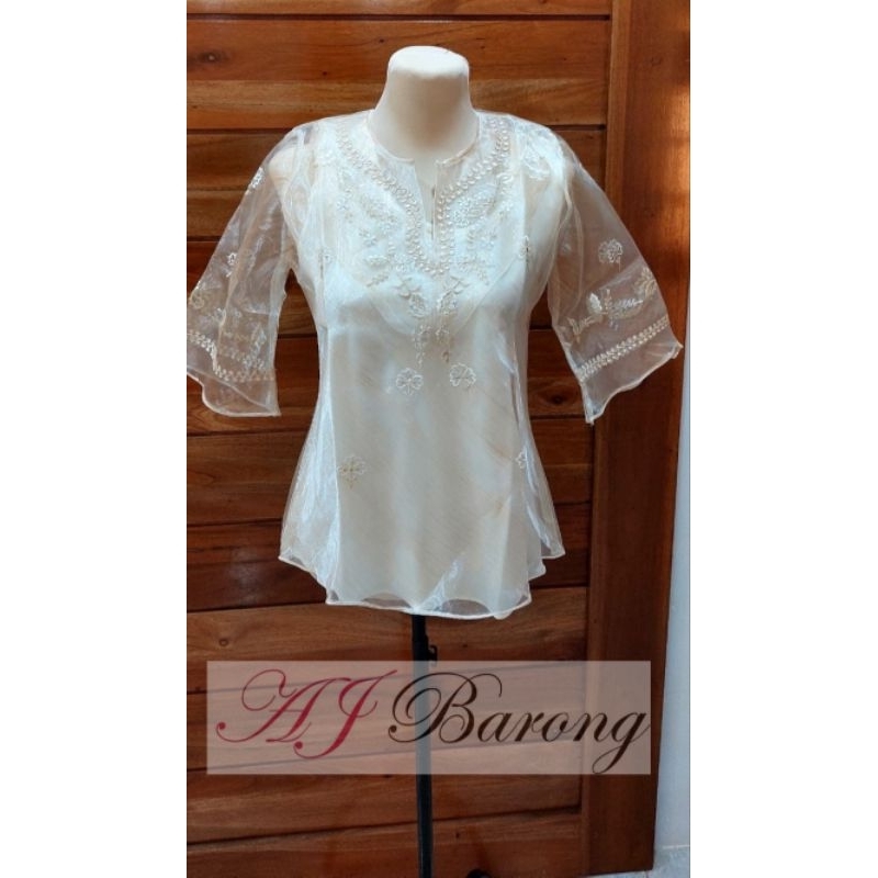 Kimona Blouse For Traditional Wear Barong Ladies Top Shopee Philippines
