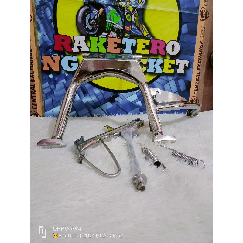 HONDA ADV 160 STAINLESS SIDE&CENTER STAND W.SPRING&AXLE | Shopee ...