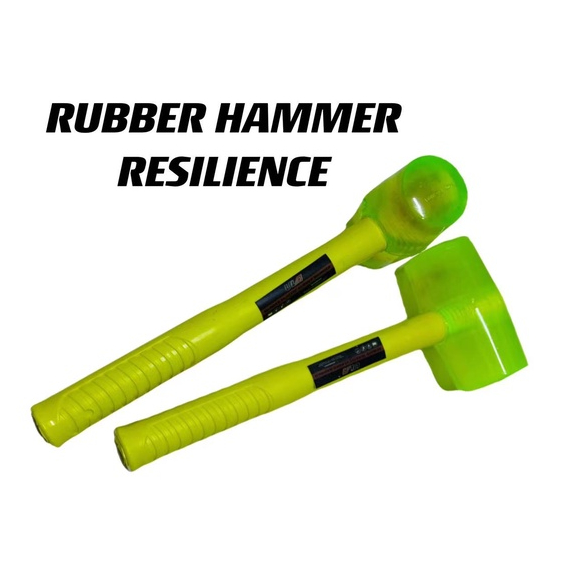 ULA High Quality Rubber Mallet Resilience Removable Transparent Rubber ...