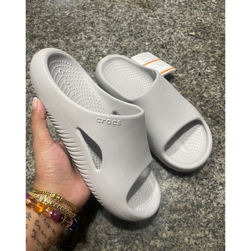 Crocs Mellow Slides | Sandals | Flats | Slippers UNISEX | Shopee ...