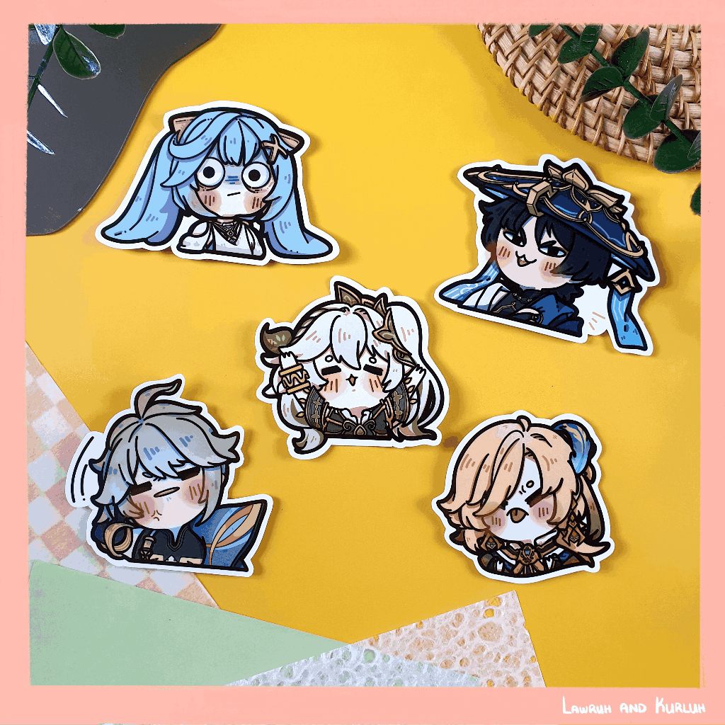 Haha Series 6 | Genshin Impact Stickers | Al Haitham Faruzan Kaveh ...
