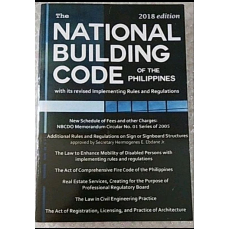 The National Building Code Of The Philippines 2018ed | Shopee Philippines