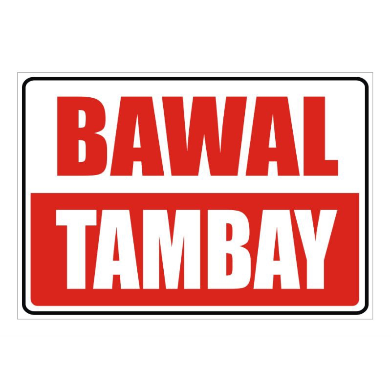 PVC Plastic signage for establishments A4 size warning beware of dog ...