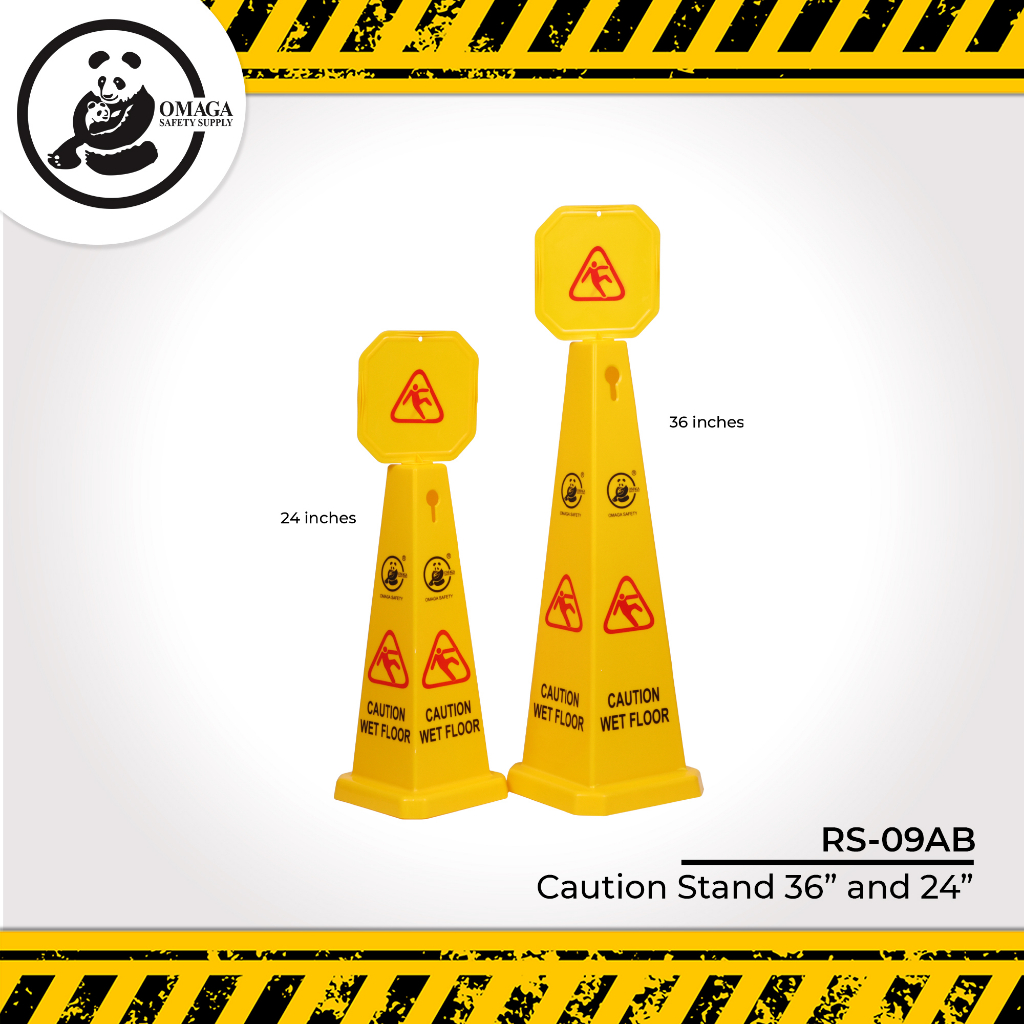 OMAGA BRAND SAFETY CAUTION STAND RS-09 | Shopee Philippines