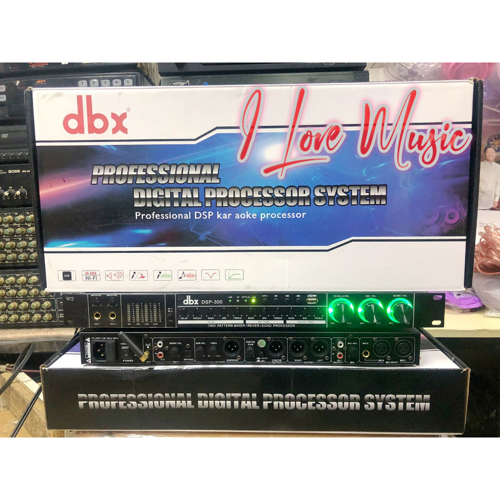 DBX DSP300 front-end digital effect Built-in FBX Echo effect Built-in 5 ...