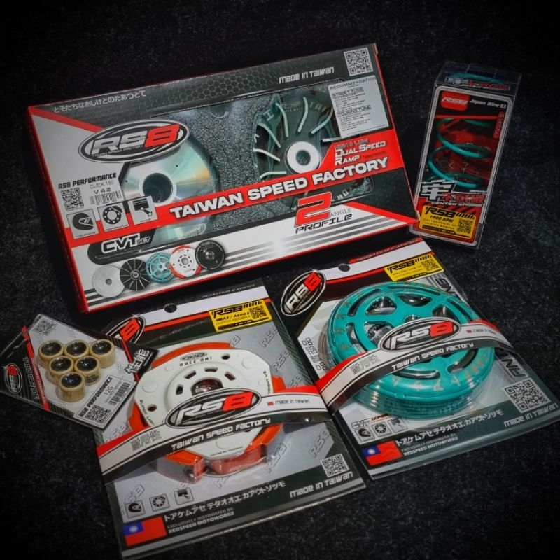 RS8 CVT Pulley V4.2 Set (Click 125/150) | Shopee Philippines
