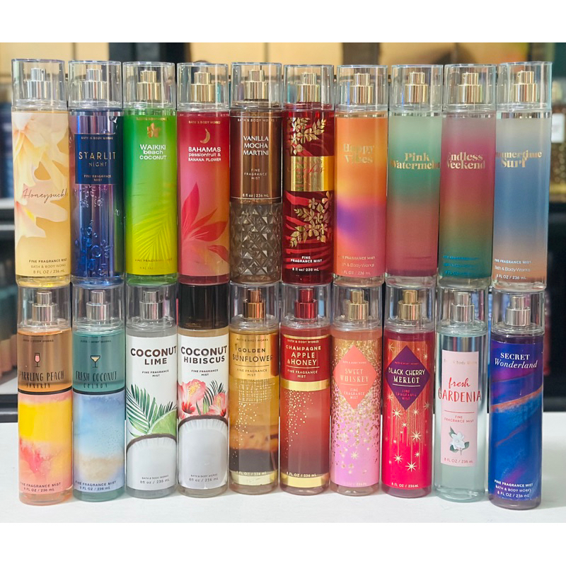 Bath and Body Works Fine Fragrance Mist Limited Edition Scents, Vanilla Mocha Martini | Shopee ...