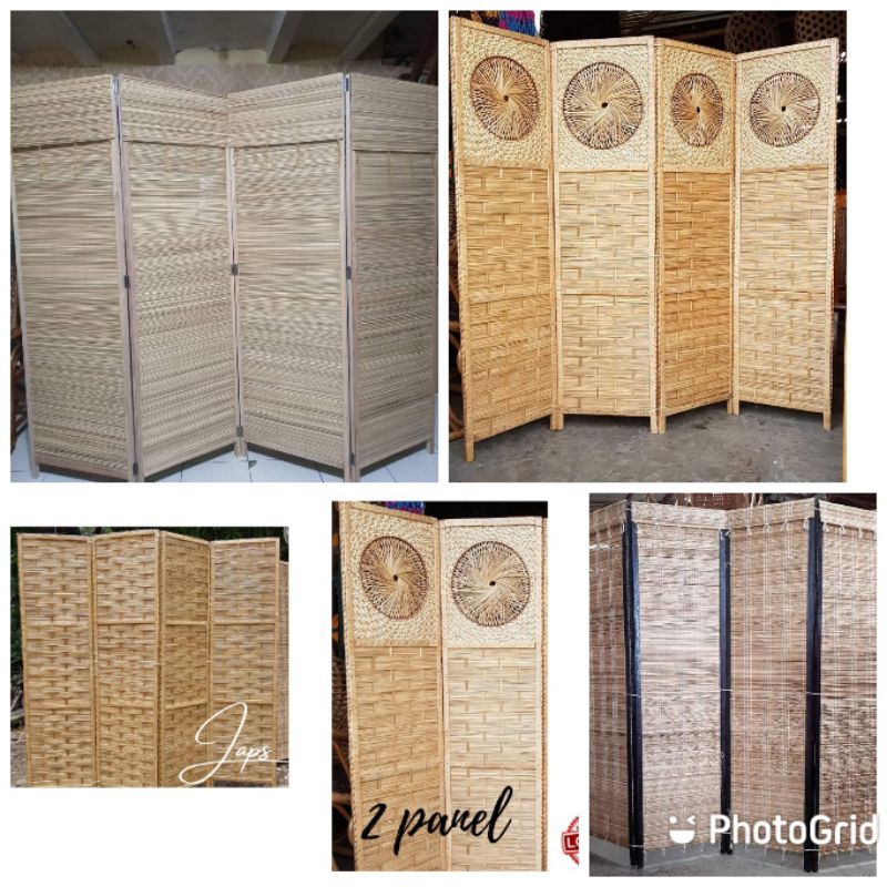 ROOM DIVIDER 6,5,4,3,2,1 PANELS 6x6 FREE GIFT & varnish | Shopee ...