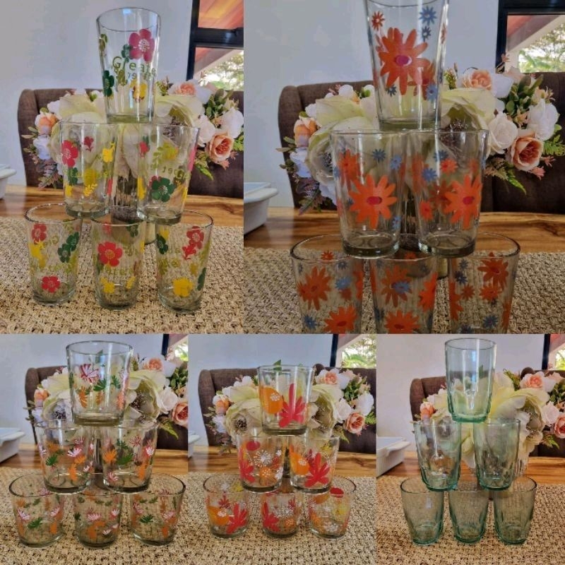 drinking glass 9onz capacity (babasagin) | Shopee Philippines