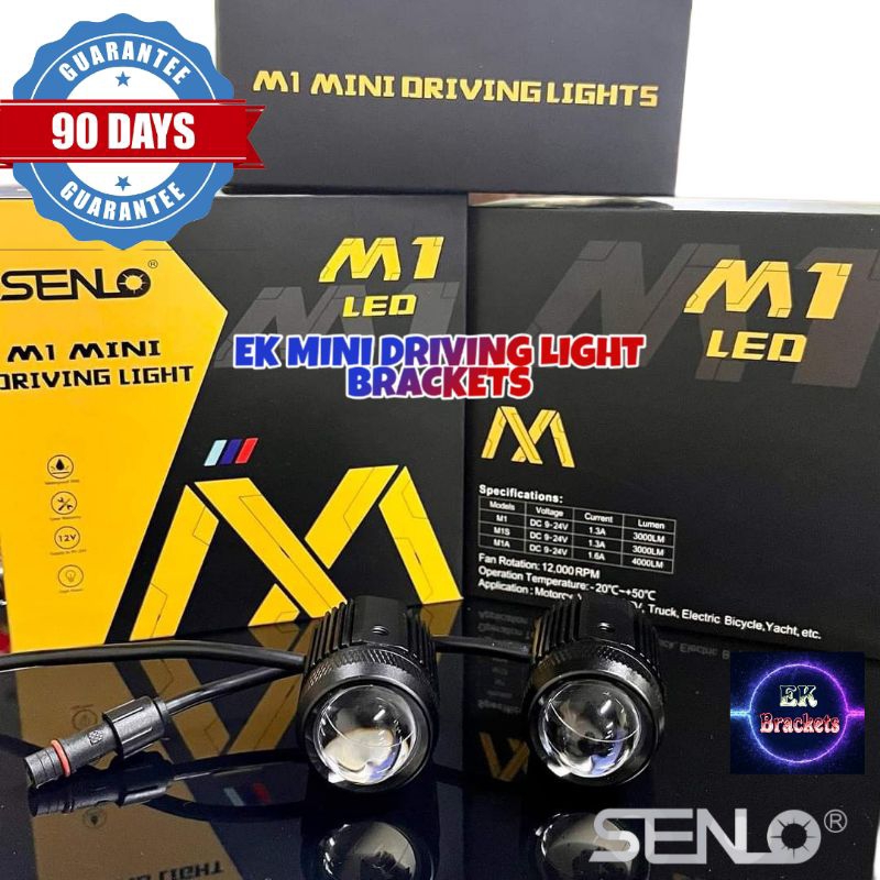 7.7 sale Senlo M1 Mini driving light V3 White+Yellow( 3 modes) 4 wires ...