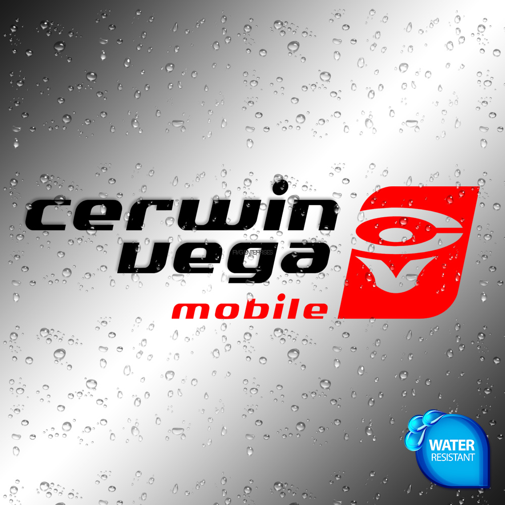 Sticker | (1) Cerwin Vega | Weather Proof decal | 8 inces |Cut-out ...
