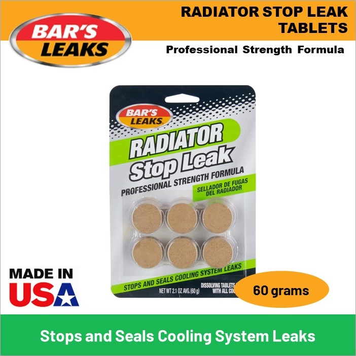 Bar's Leak Radiator Stop Leak Tablets, 2.1 oz. (60 g) - HDC | Shopee ...