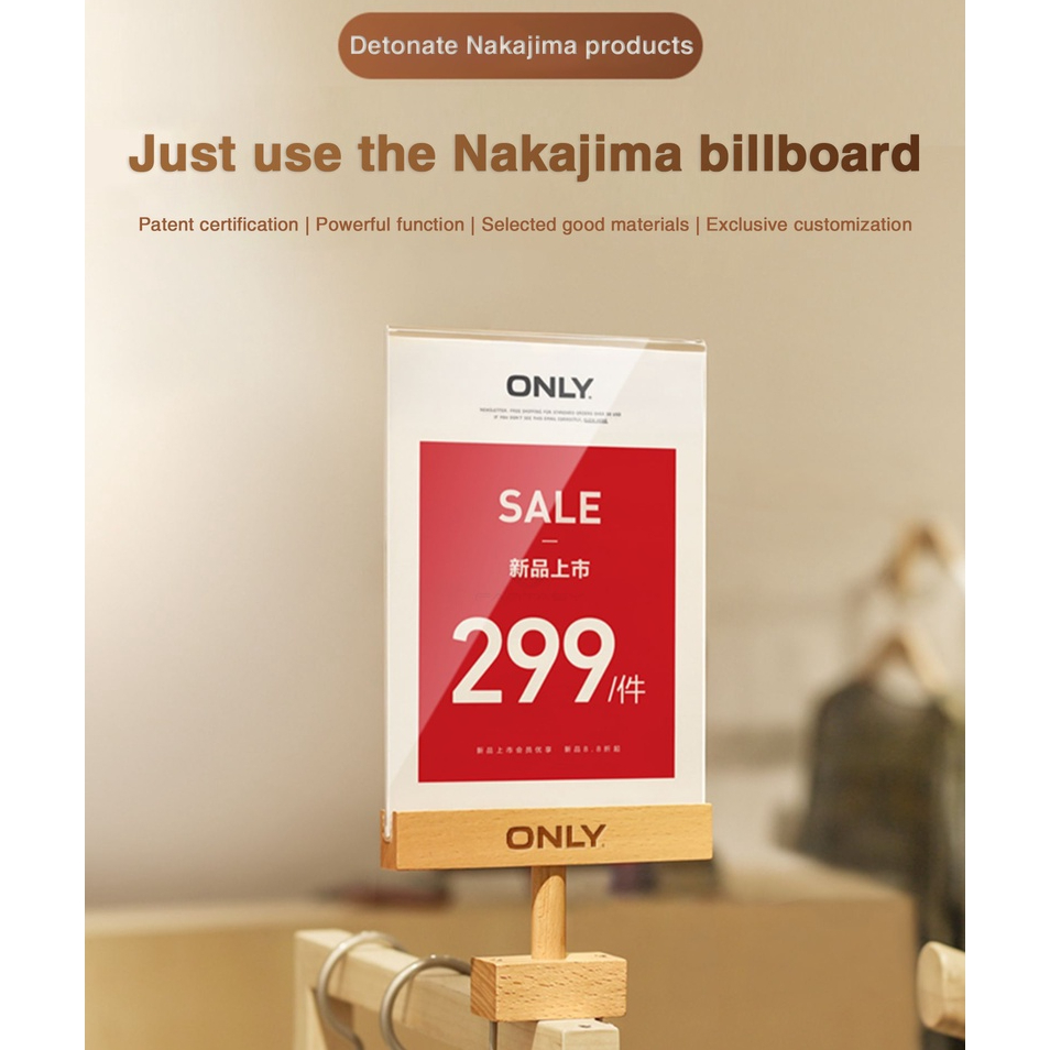 SVIAO Sign Holder Acrylic A4 Double Sided Rotating Poster Menu Holder ...