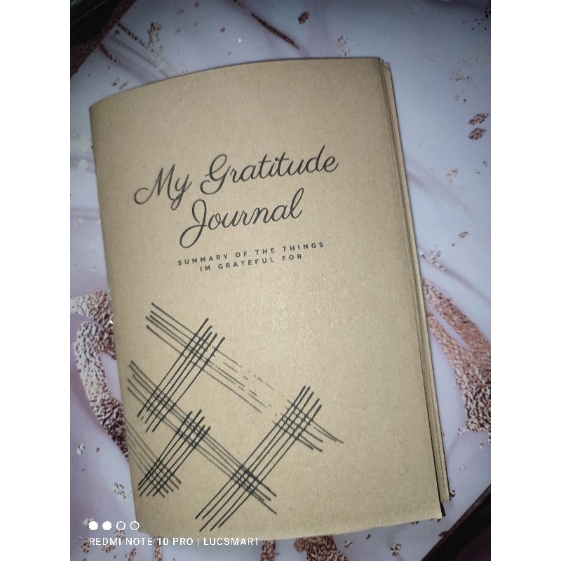 LUCSMART - Gratitude Journal Mini Booklet / grateful tracker ...