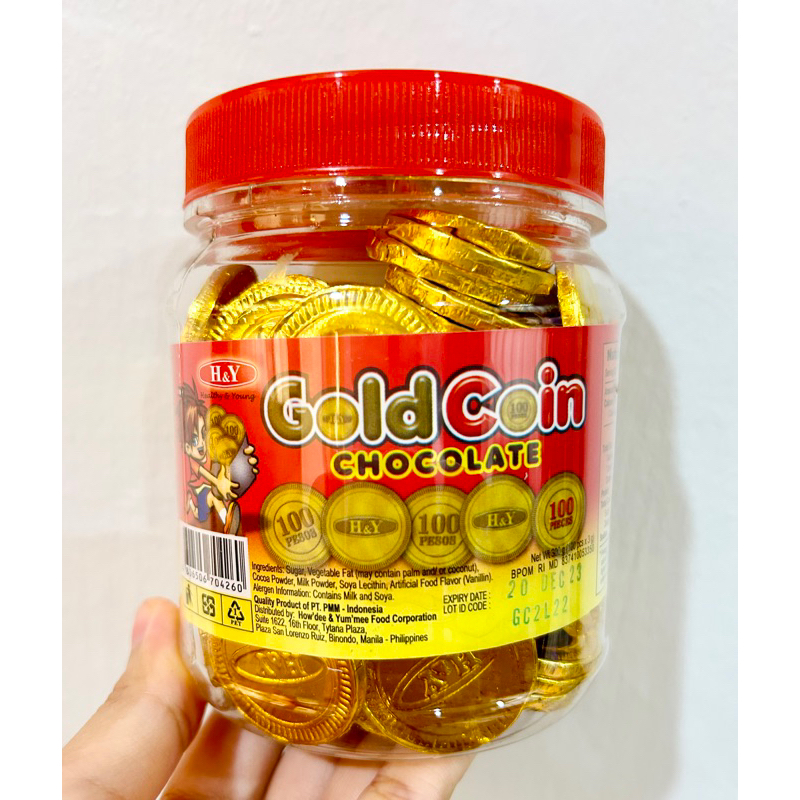 Gold Coins Chocolate 100pcs (300g) | Shopee Philippines