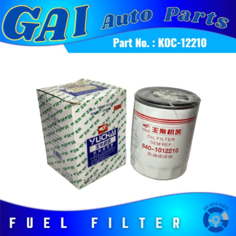 Oil Filter for YUCHAI YC6105 / YC6108 640-1012210 (KOC-12210) | Shopee ...
