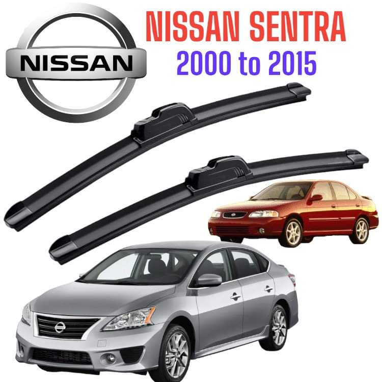 Wiper blades banana type Nissan Sentra 2000 2001 2002 2003 2004 2005 ...