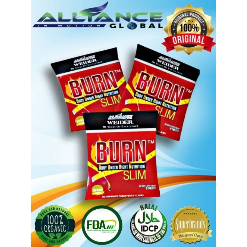 Burn Slim [Body Under Right Nutrition(30 TABLETS)]. | Shopee Philippines