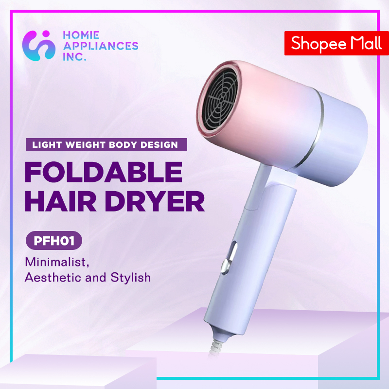 Dreepor Homie Professional Blower Hair Dryer Foldable Electric Hair ...