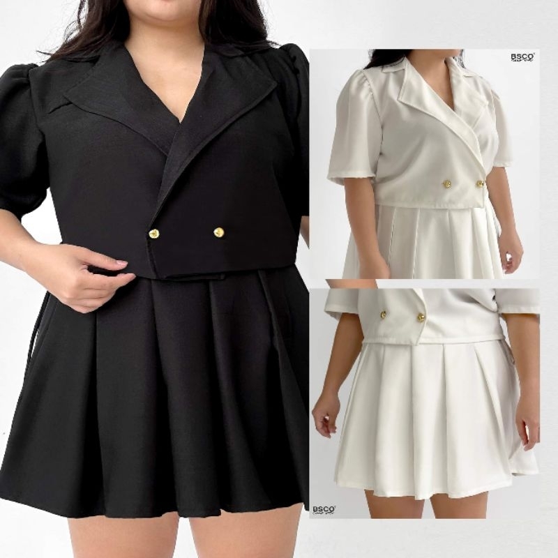 ONHAND PLUS SIZE BSCO CURVE AYUMI XL-6XL KOREAN OUTFIT COORDS SET ...