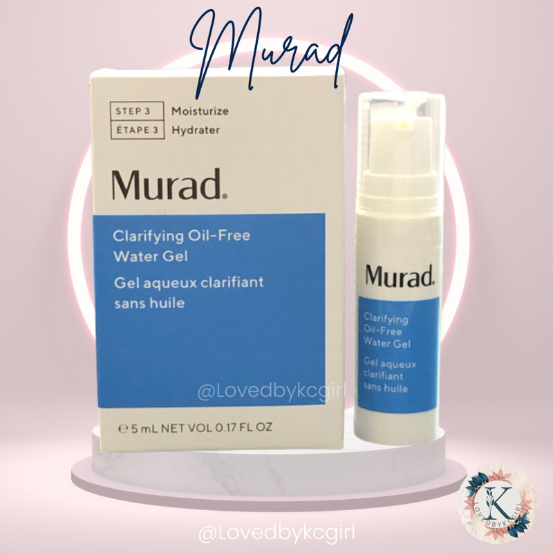 Murad Clarifying Water Gel Moisturizer with Hyaluronic Acid Mini - 5mL ...
