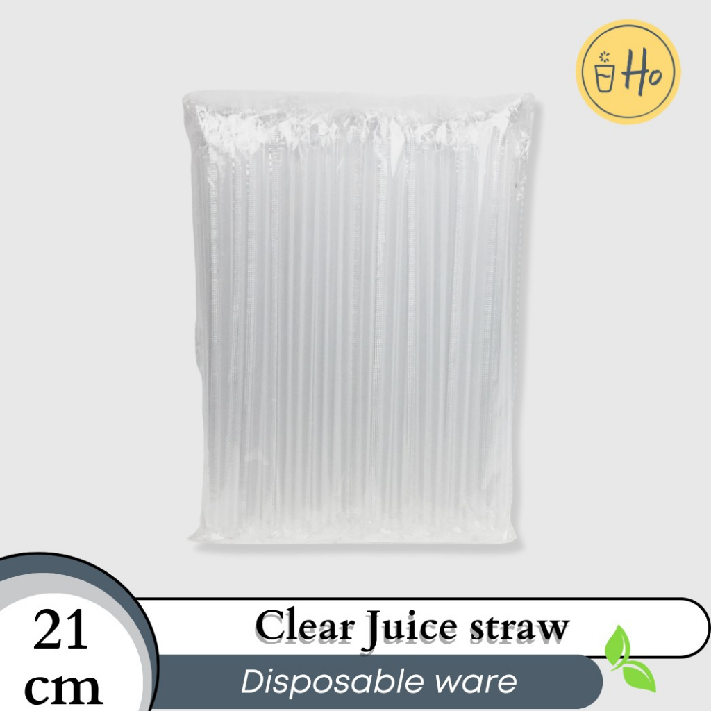 21cm /23cm Thin Straw Individual Wrapped (100 pcs/ pack) | Shopee Philippines
