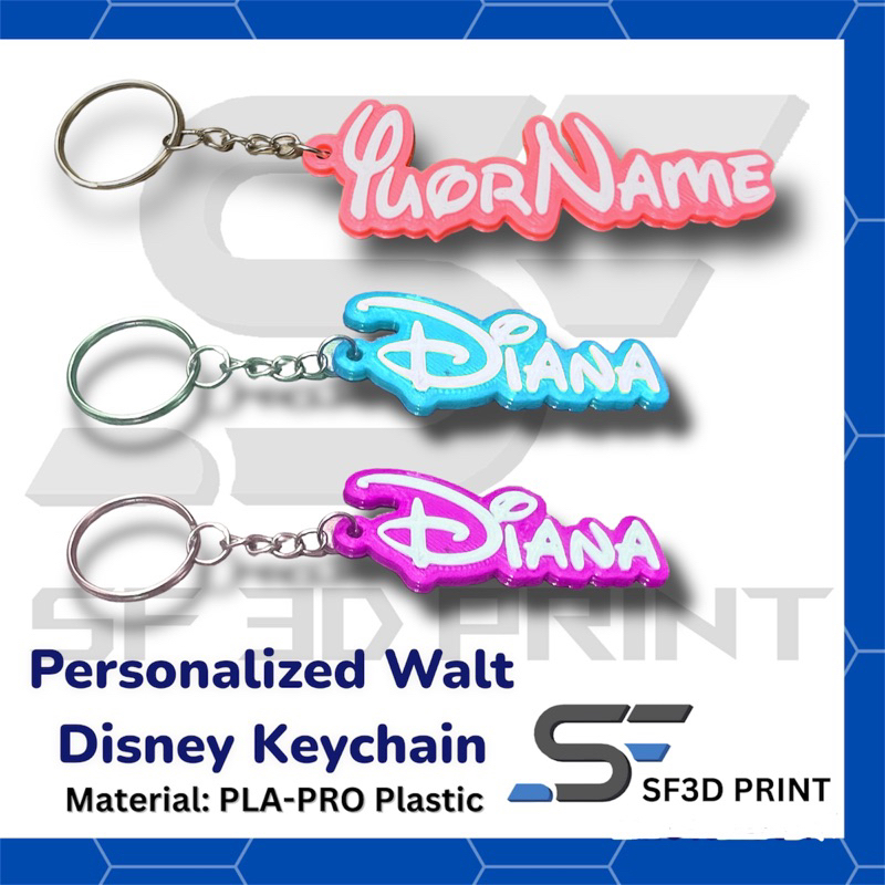Personalized Walt Disney keychain bag tag, Souvenirs, birthday gift ...