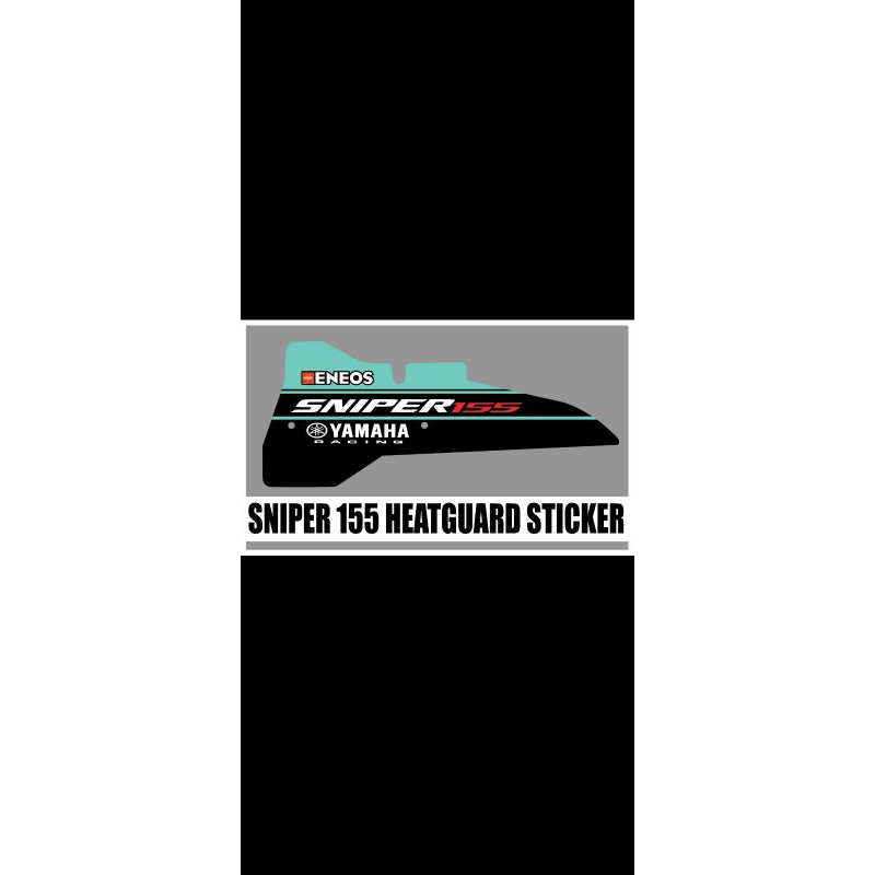 Sniper 155 Yamaha Decals (HEATGUARD sticker) | Shopee Philippines