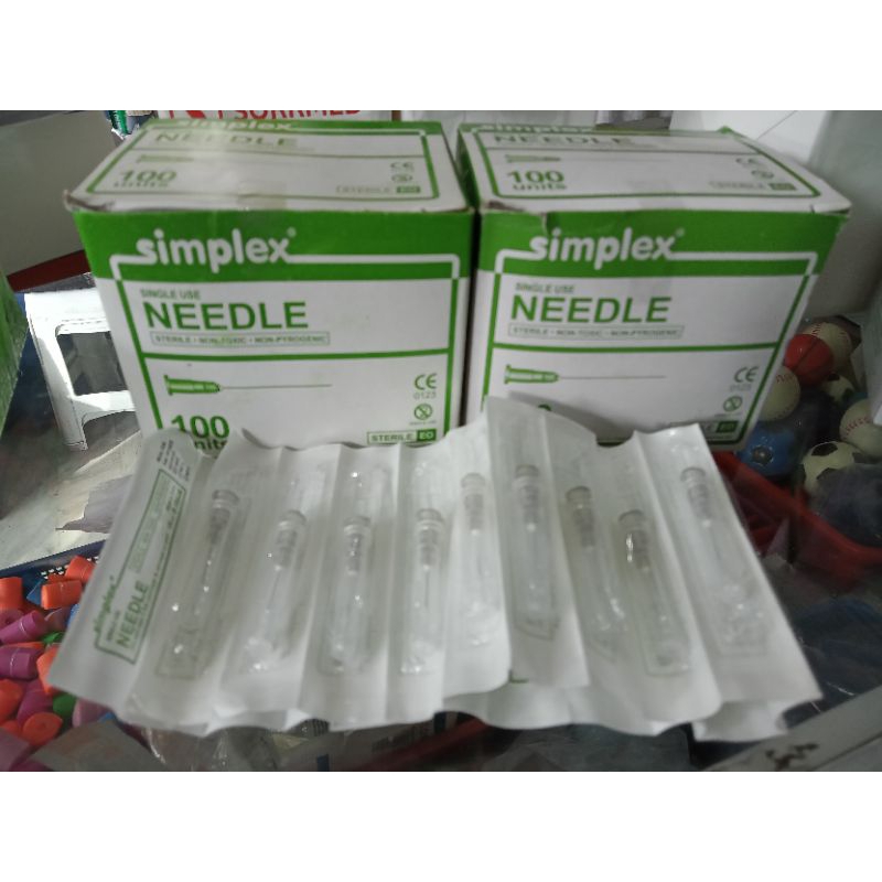 NEEDLE STERILE 100's 27G X 1/2"(SIMPLEX) | Shopee Philippines