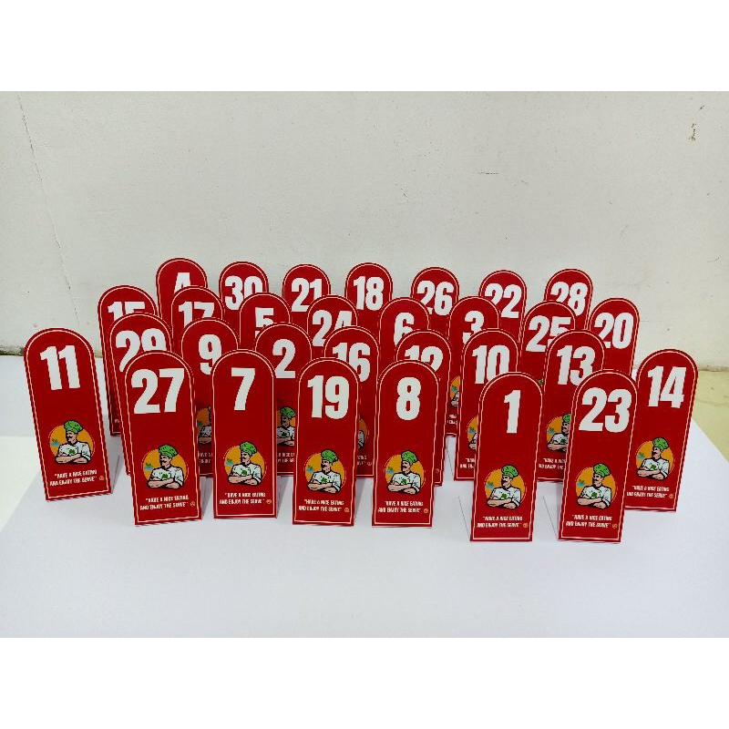 table number Standee sintra board | Shopee Philippines