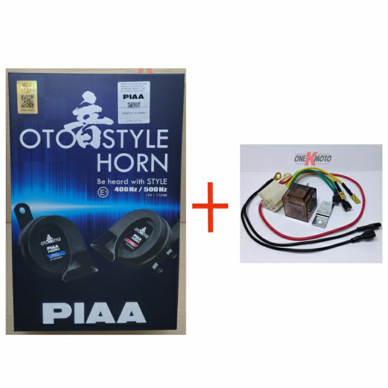 ORIGINAL PIAA OTO STYLE HORN (New gold holographic and authenticity qr code) | Shopee Philippines