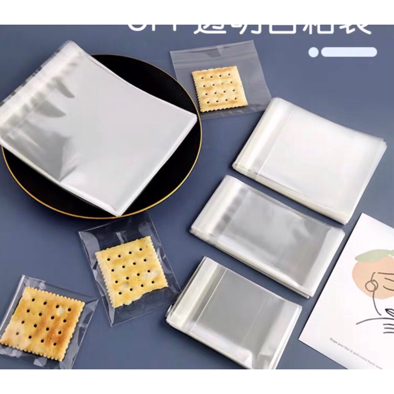 Transparent and Food Grade OPP Pouch in 3 sizes (good for packaging and ...