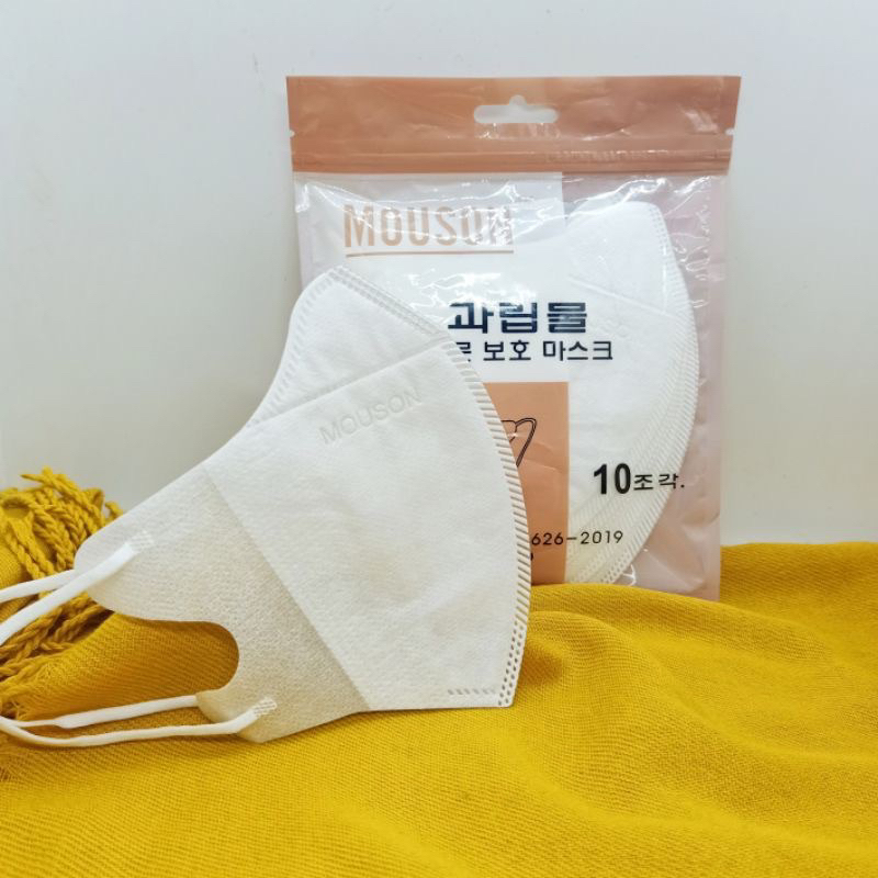 Mouson 3D Mask Face Mask Origial 95% Filtration | Shopee Philippines