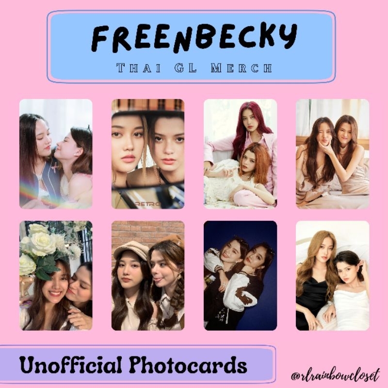 Thai GL FreenBecky Photocards FreenBeck Freen Sarocha Becky Armstrong GAP Yuri GAPyuri | Shopee ...