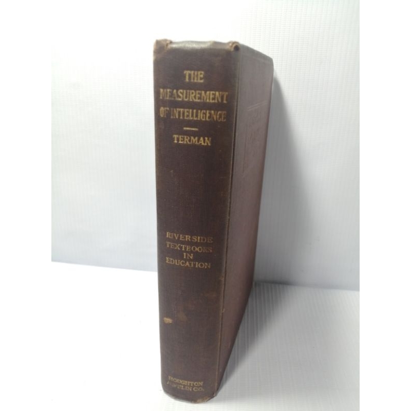 1916 THE MEASUREMENT OF INTELLIGENCE (RARE) Psychology Book by LEWIS M ...