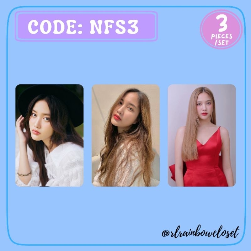 Thai GL Freen Sarocha Becky Armstrong Photocards FreenBecky FreenBeck ...