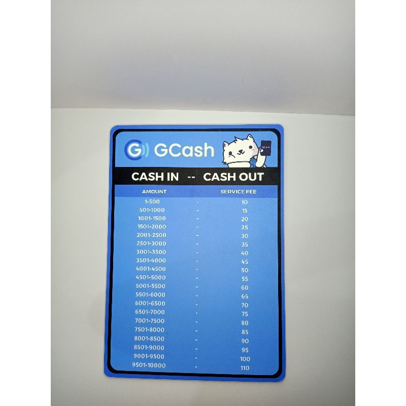 laminated Gcash Rates | Shopee Philippines