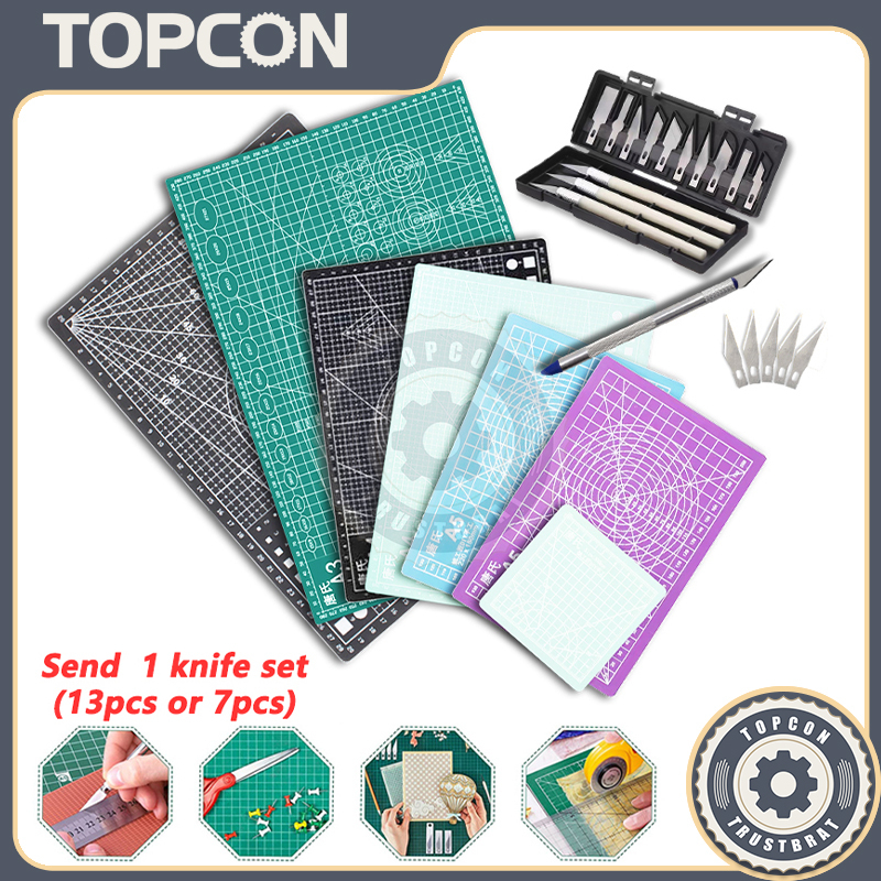 PVC Cutting Mat Self-Healing A3 A4 A5 Pad Double-sided DIY Tool Board ...