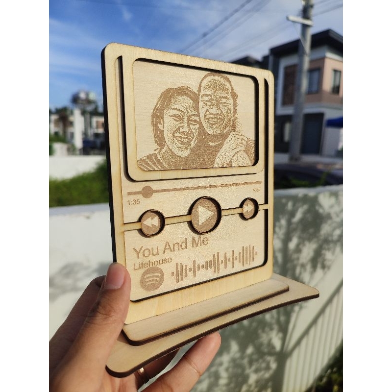 Sustainable Crafts PH- Scannable Personalized Wooden Spotify Plaque ...