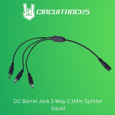 DC Barrel Jack 3 Way 2.1Mm Splitter Squid | Shopee Philippines