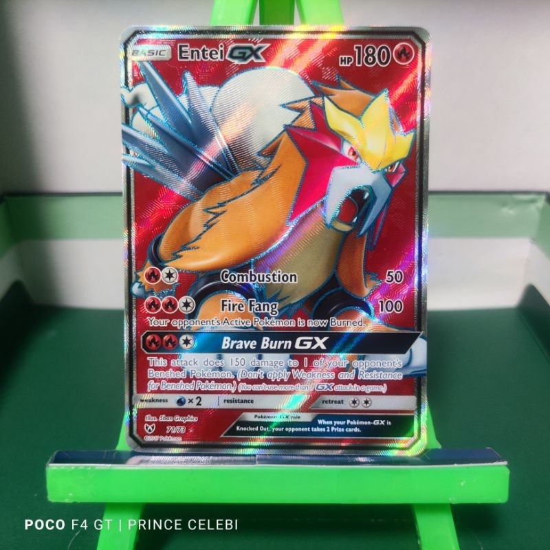 Pokemon TCG - Entei GX Full Art | Shopee Philippines