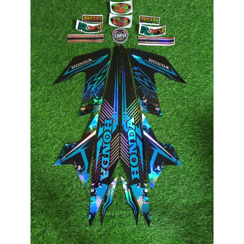 HONDA RS 125 FI STOCK SIZE DECAL ( MALAYSIAN ) | Shopee Philippines