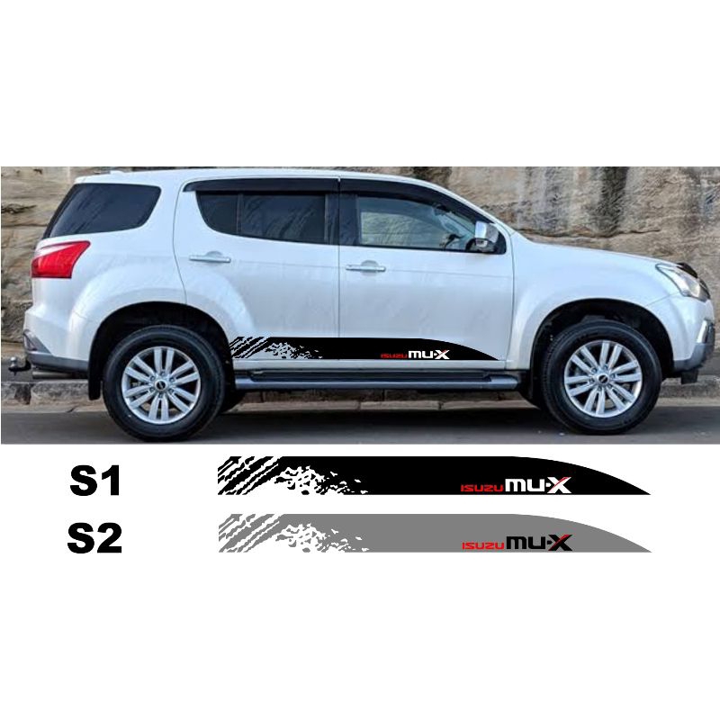 isuzu mux body sticker design mu-x door sticker | Shopee Philippines